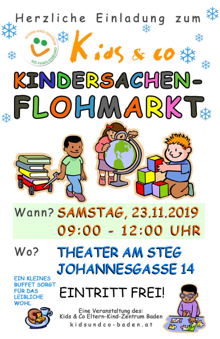 23.11. | Kids & Co KINDERSACHEN-FLOHMARKT – Kids & Co Baden